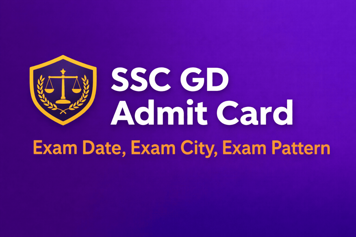 SSC GD Constable Admit Card 2026: Exam Date & Download Link