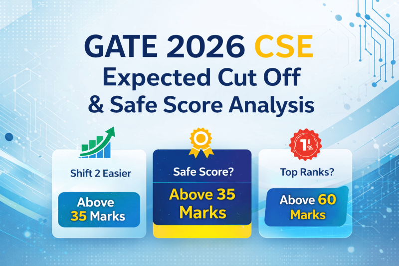 GATE 2026 CSE Expected Cut Off & Safe Score Analysis